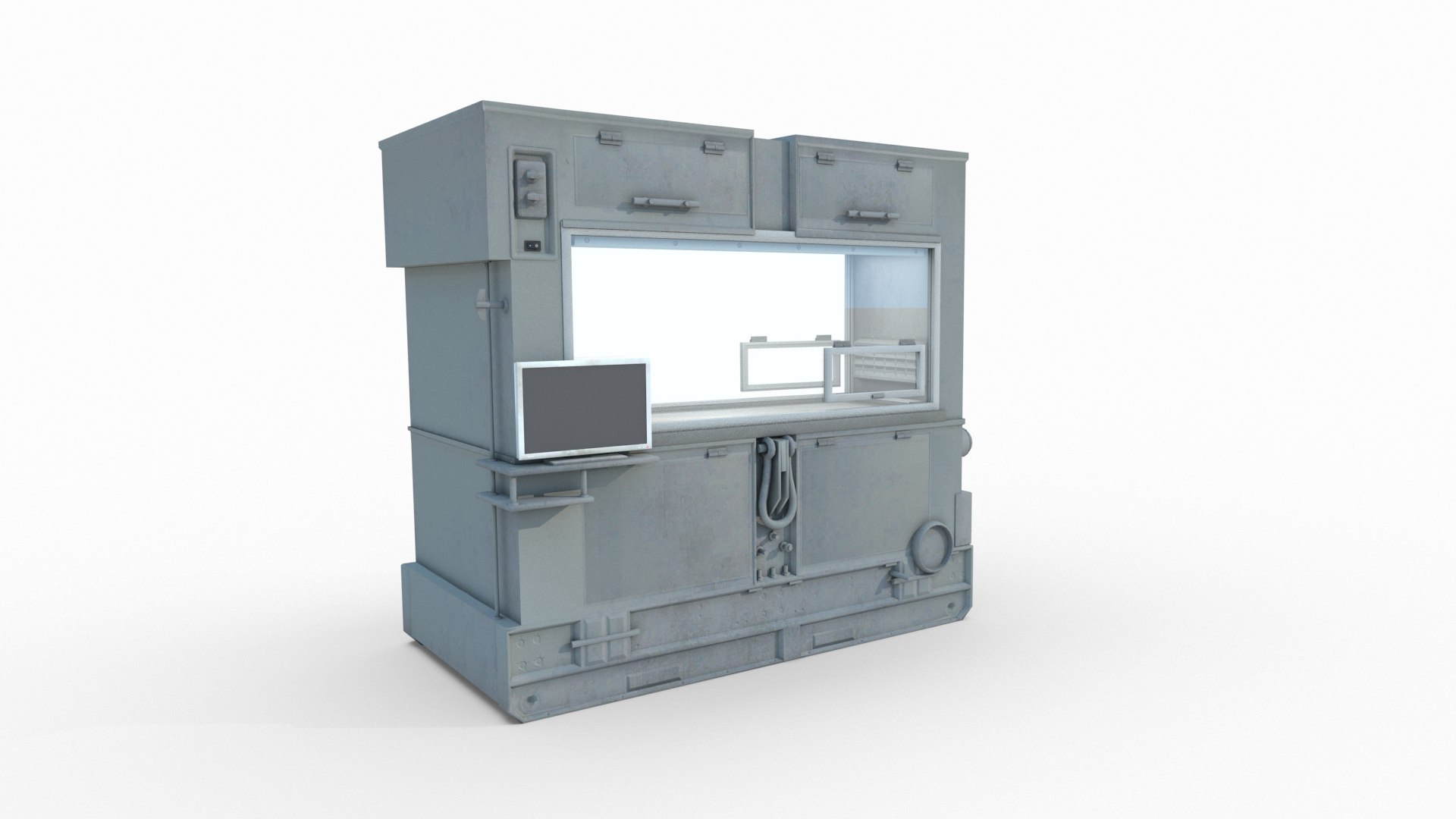 3D Technology Facility Isolation Experimental Box Model - TurboSquid ...