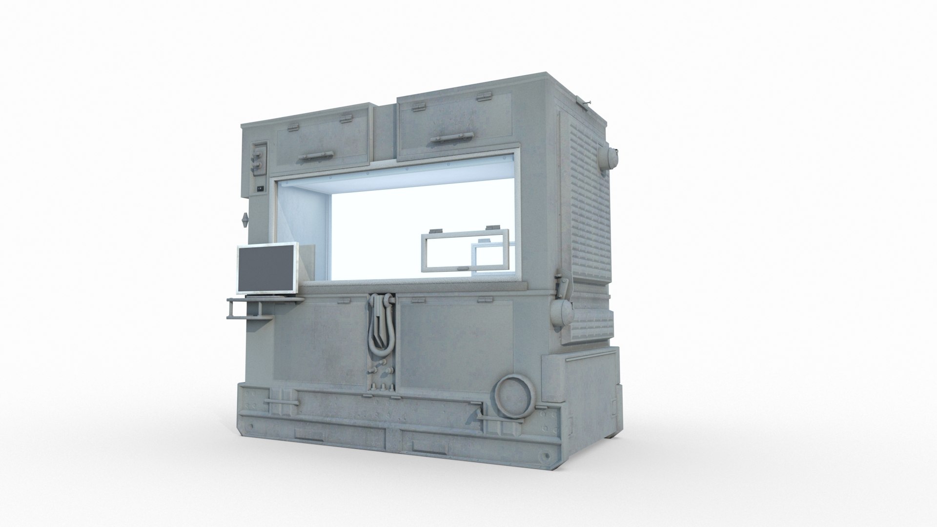3D Technology Facility Isolation Experimental Box Model - TurboSquid ...