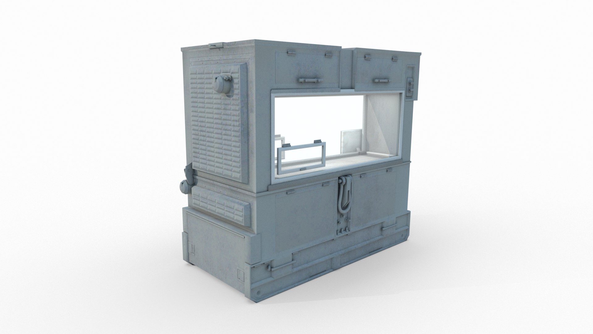 3D Technology Facility Isolation Experimental Box Model - TurboSquid ...