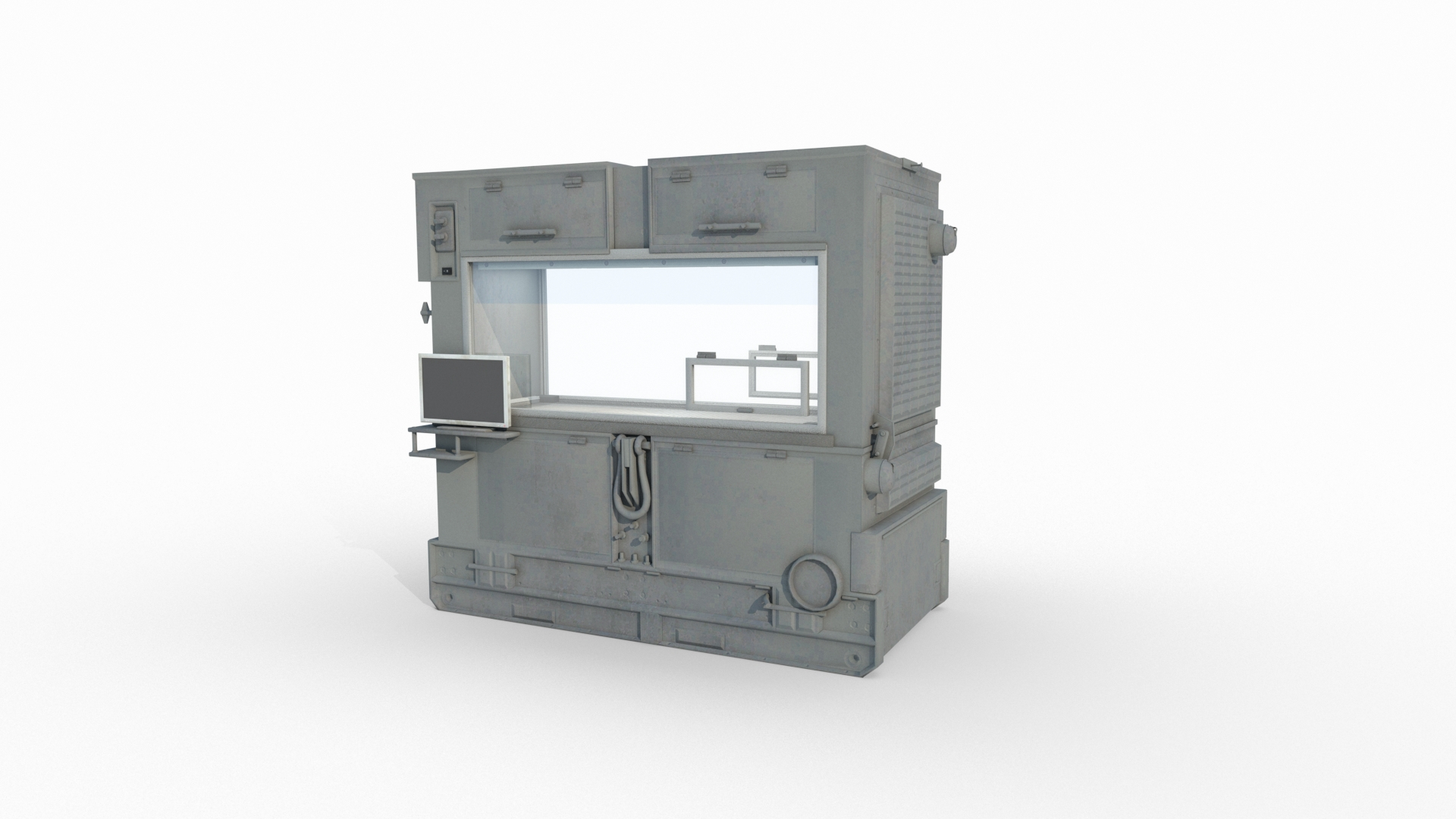 3D Technology Facility Isolation Experimental Box Model - TurboSquid ...