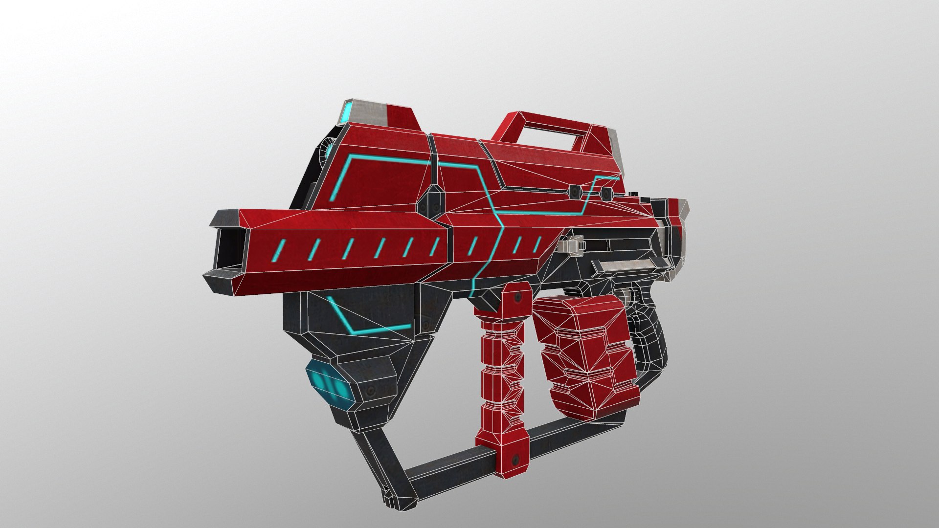 3D Machine Gun Level 3 - TurboSquid 2186834