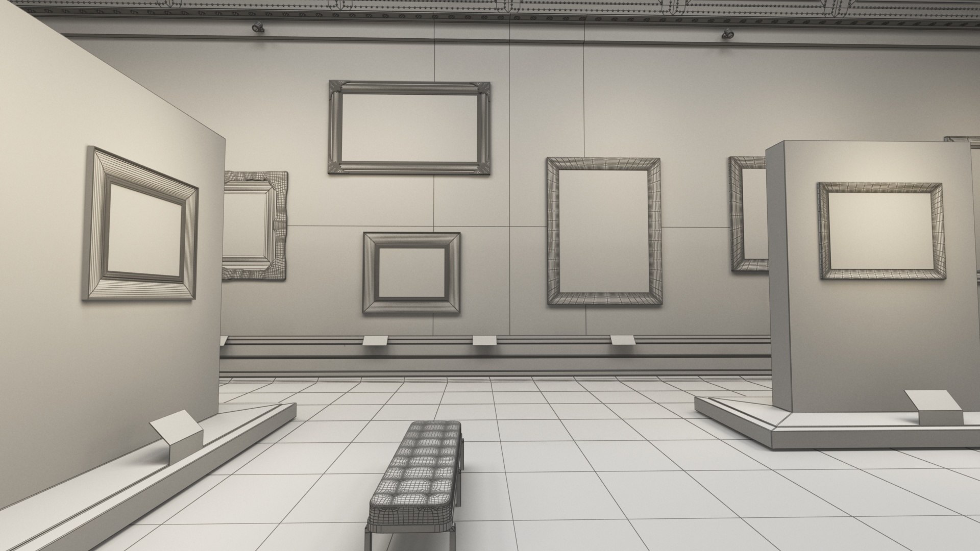 Art Gallery 2 3D Model - TurboSquid 1805193