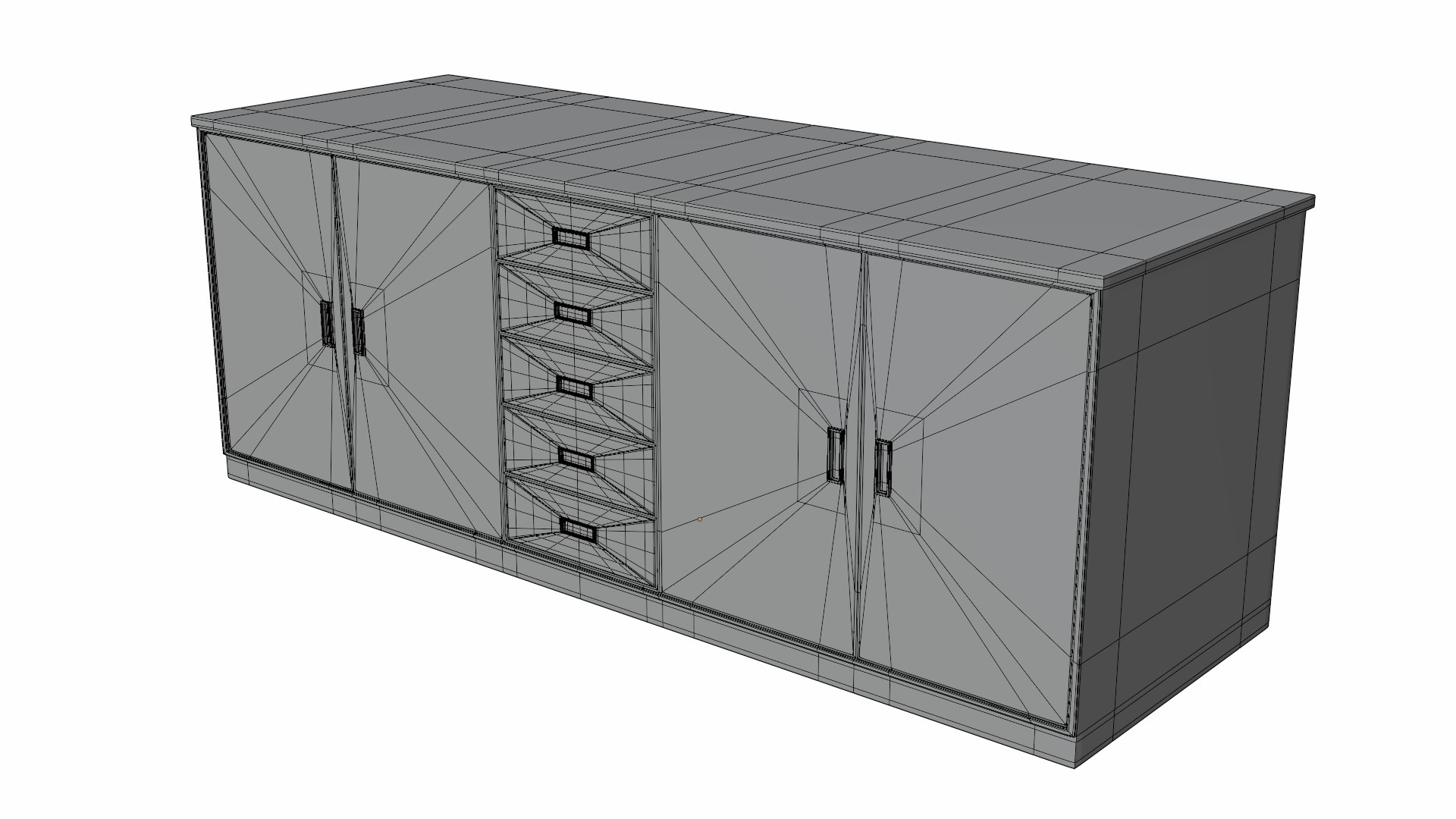 3D Model Medium Cupboard - TurboSquid 2306764