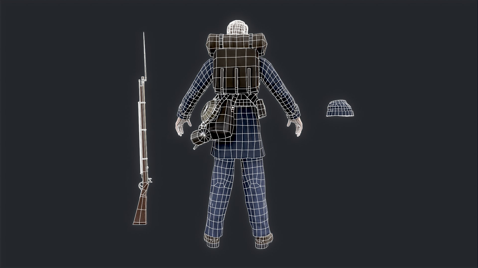 Soldier 4 Model - TurboSquid 2136904