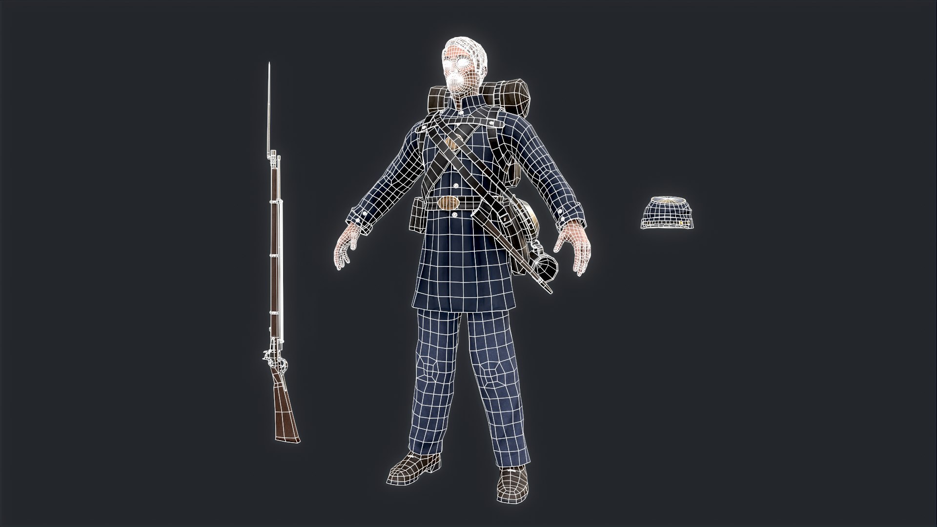 Soldier 4 Model - TurboSquid 2136904