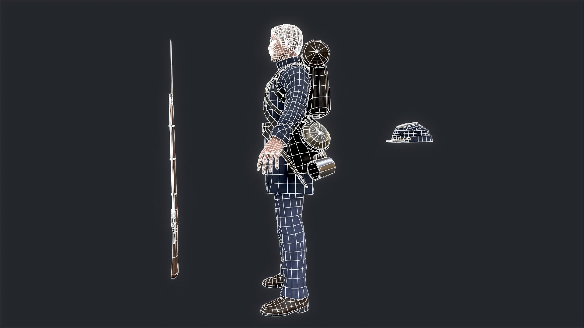 Soldier 4 Model - TurboSquid 2136904