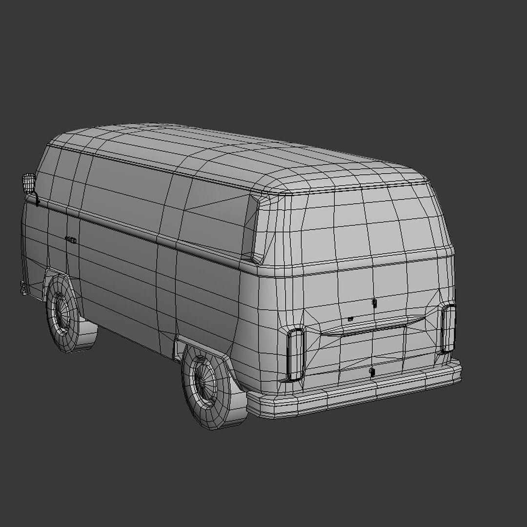 3d Model T2 Minibus