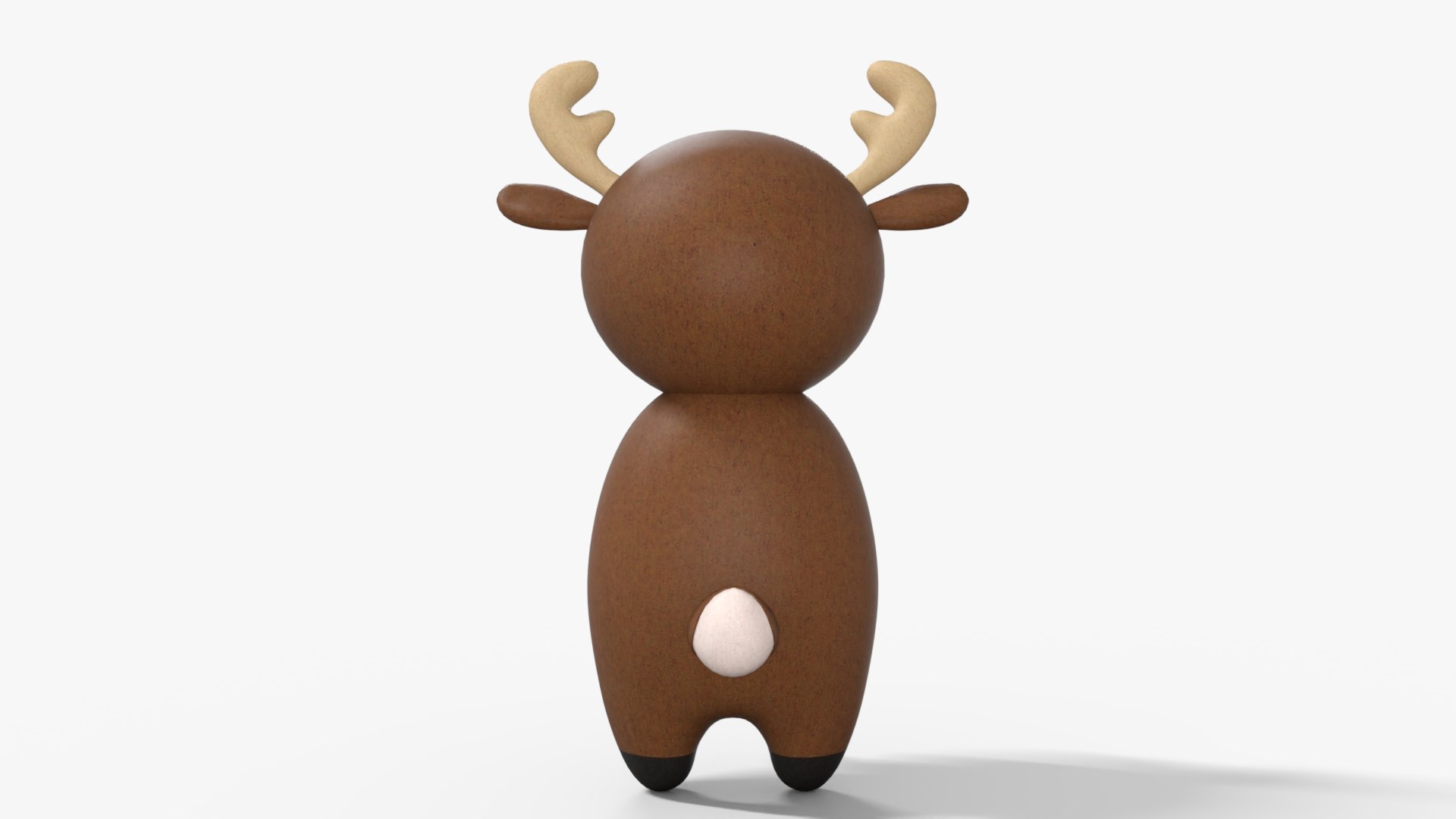3D Cute Reindeer Low-poly 3D Model Model - TurboSquid 2330857