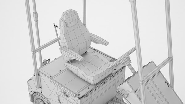 3D Electric Industrial Tugger 01 model - TurboSquid 1732523