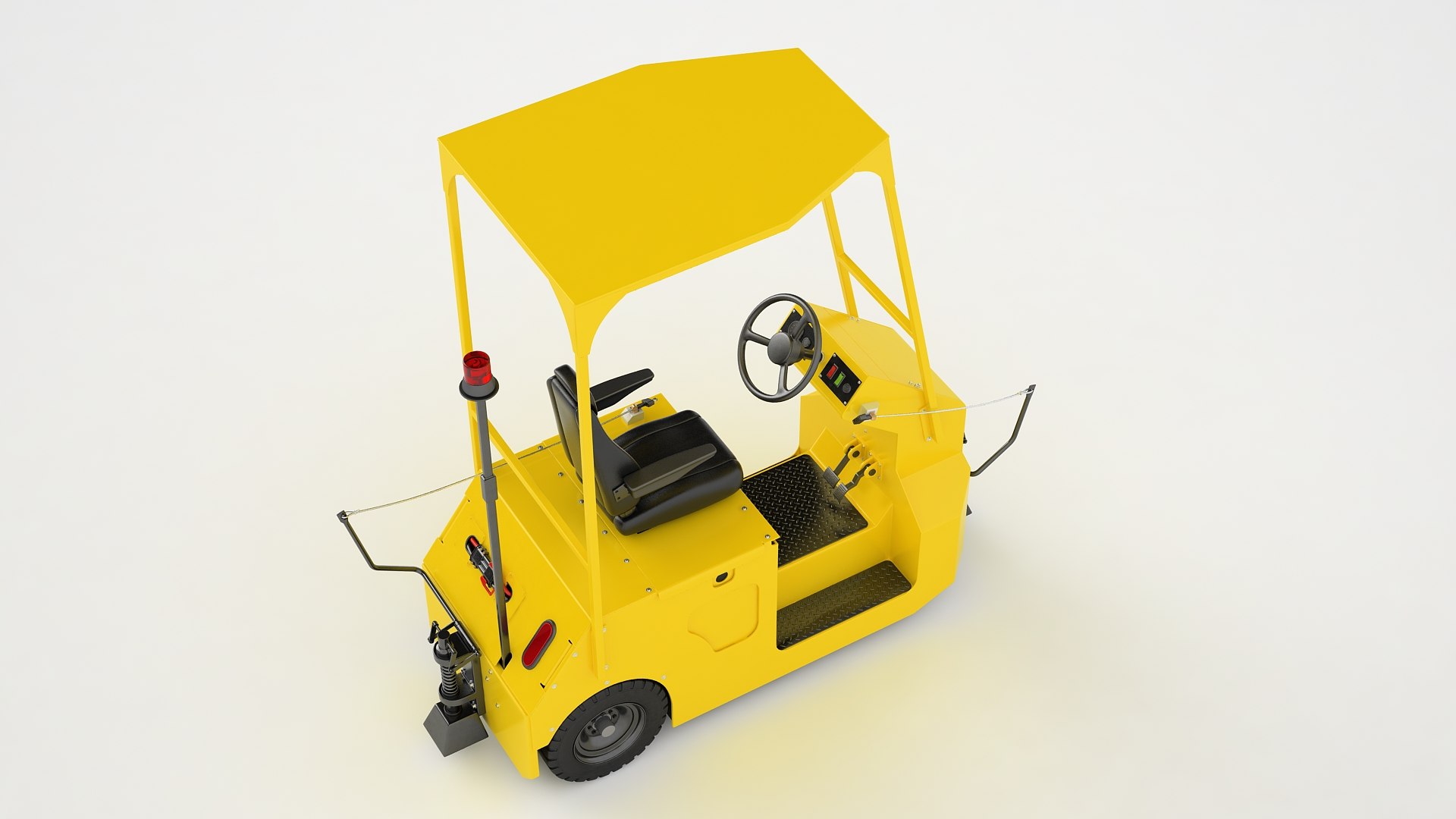 3D Electric Industrial Tugger 01 Model - TurboSquid 1732523