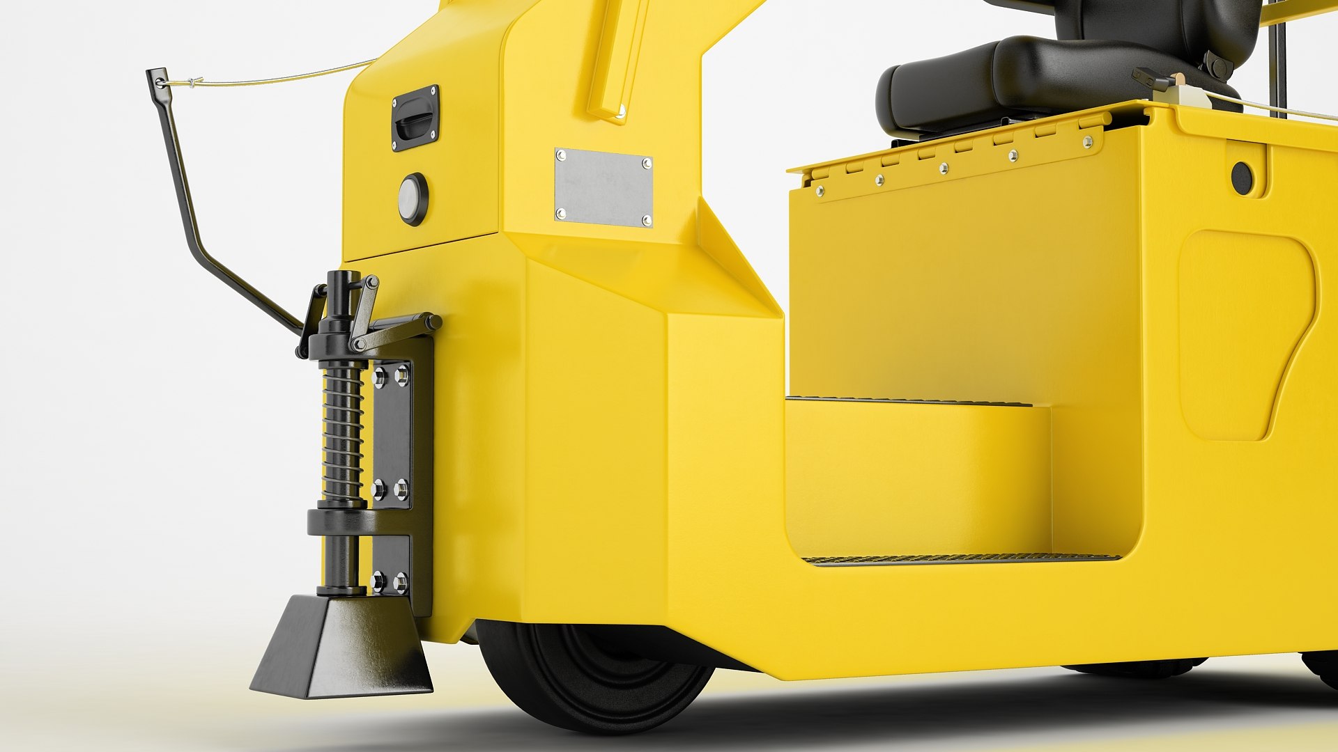 3D Electric Industrial Tugger 01 Model - TurboSquid 1732523