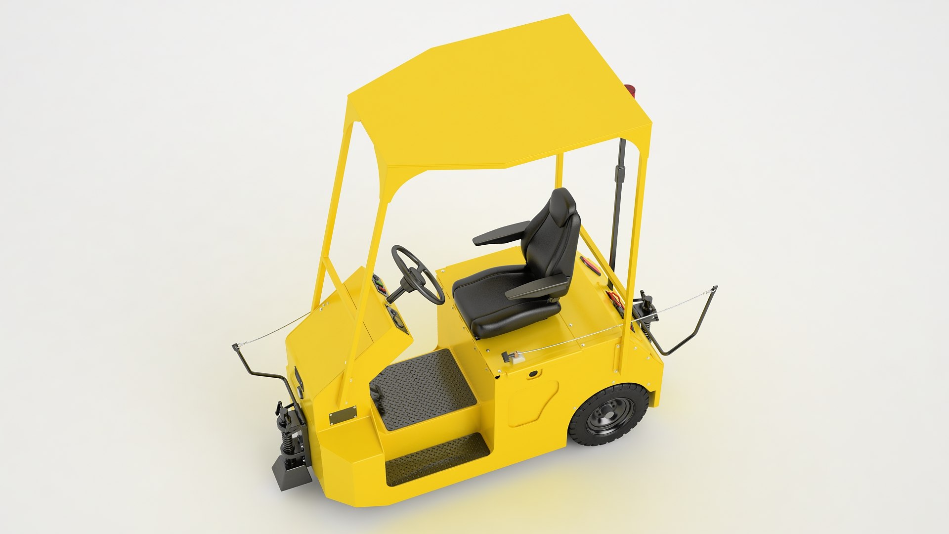 3D Electric Industrial Tugger 01 Model - TurboSquid 1732523