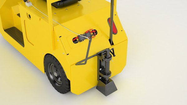 3D Electric Industrial Tugger 01 model - TurboSquid 1732523