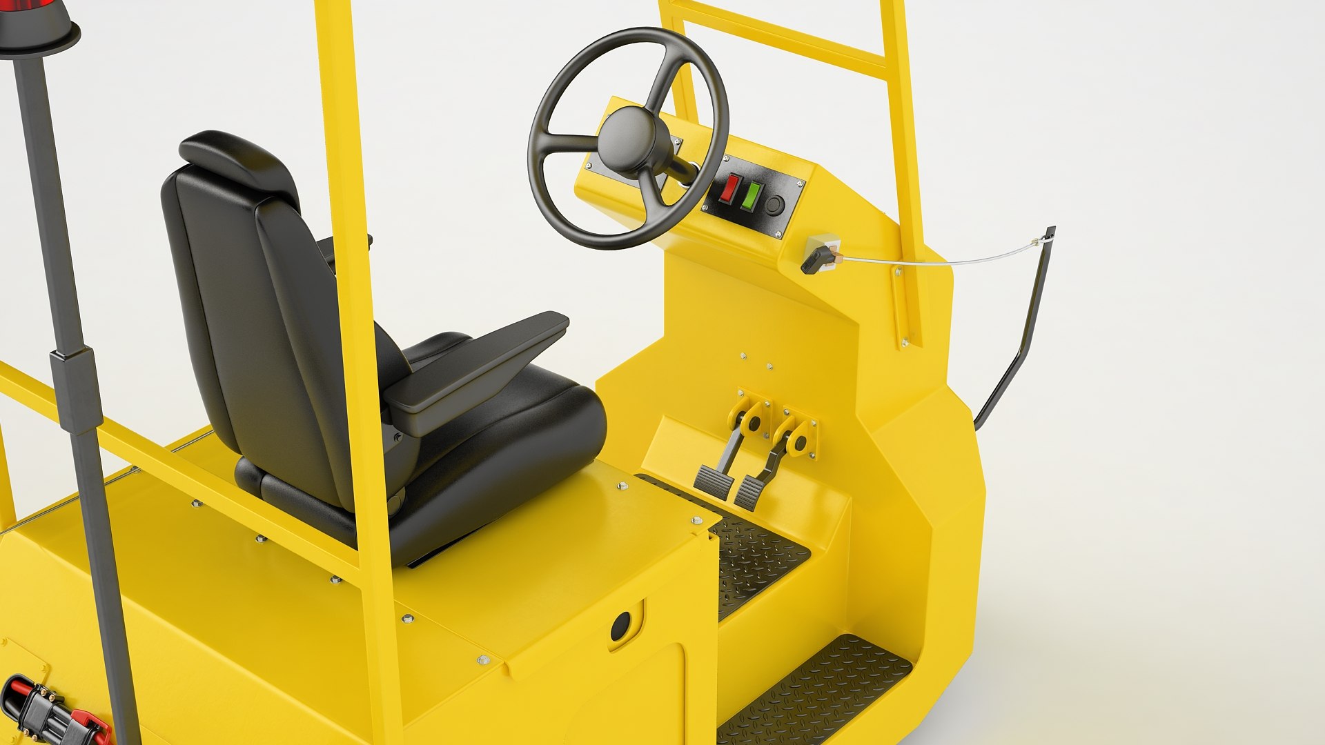 3D Electric Industrial Tugger 01 Model - TurboSquid 1732523