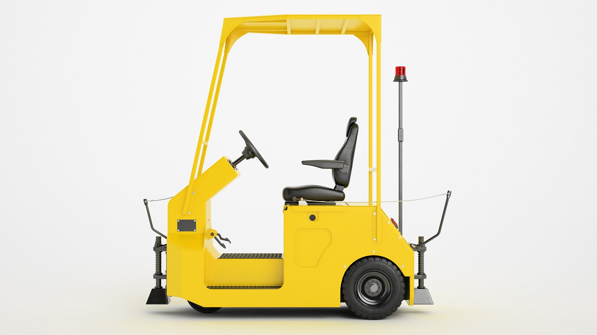 3D Electric Industrial Tugger 01 Model - TurboSquid 1732523