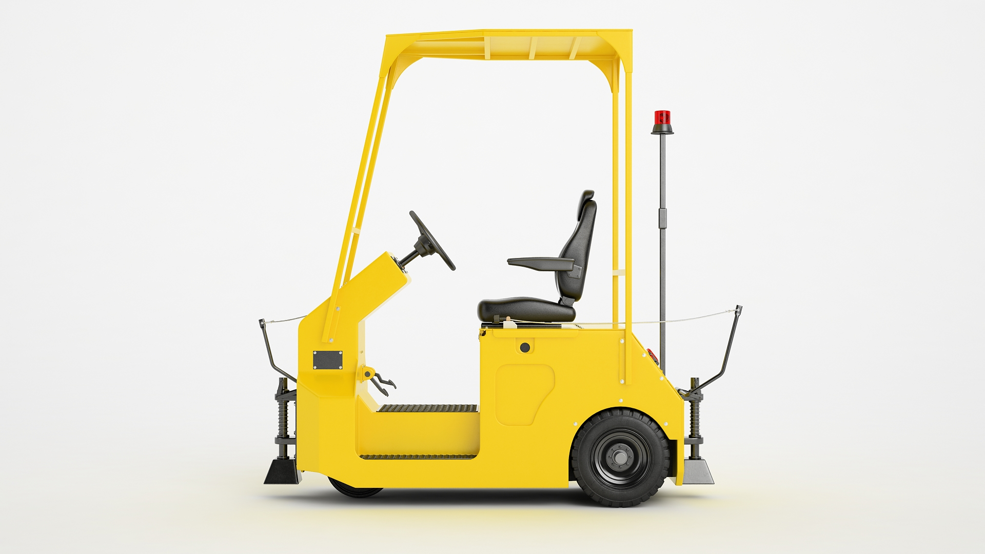 3D Electric Industrial Tugger 01 Model - TurboSquid 1732523