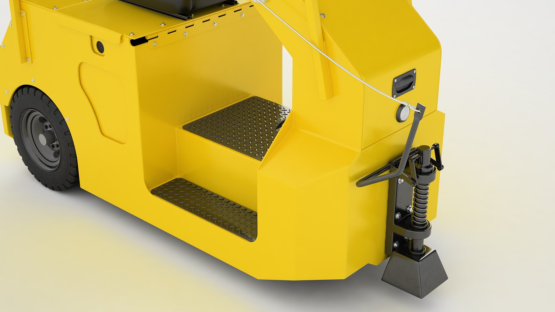 3D Electric Industrial Tugger 01 Model - TurboSquid 1732523