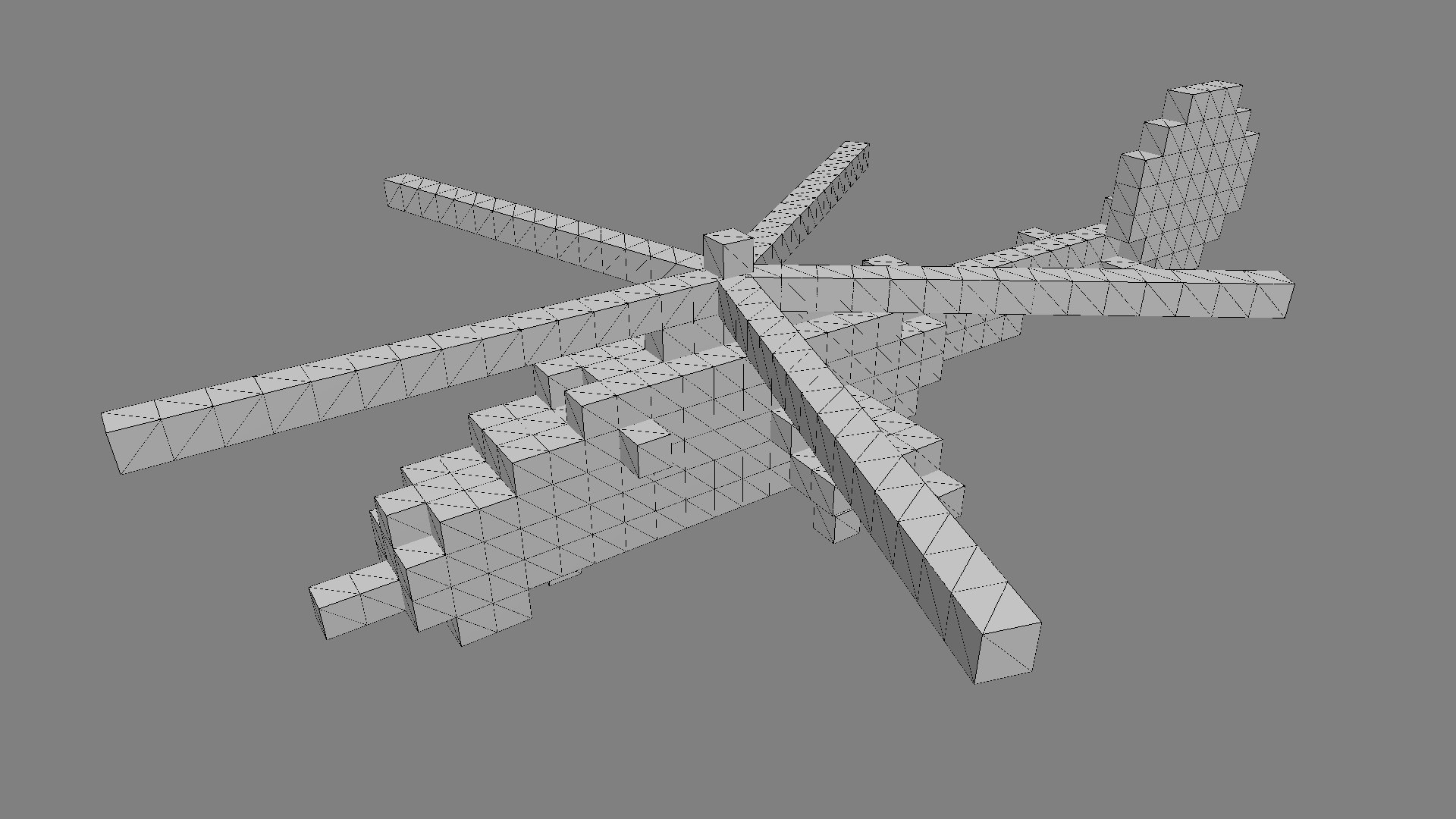 Mi24 Hind - Pixelated 3D Model - TurboSquid 1966686