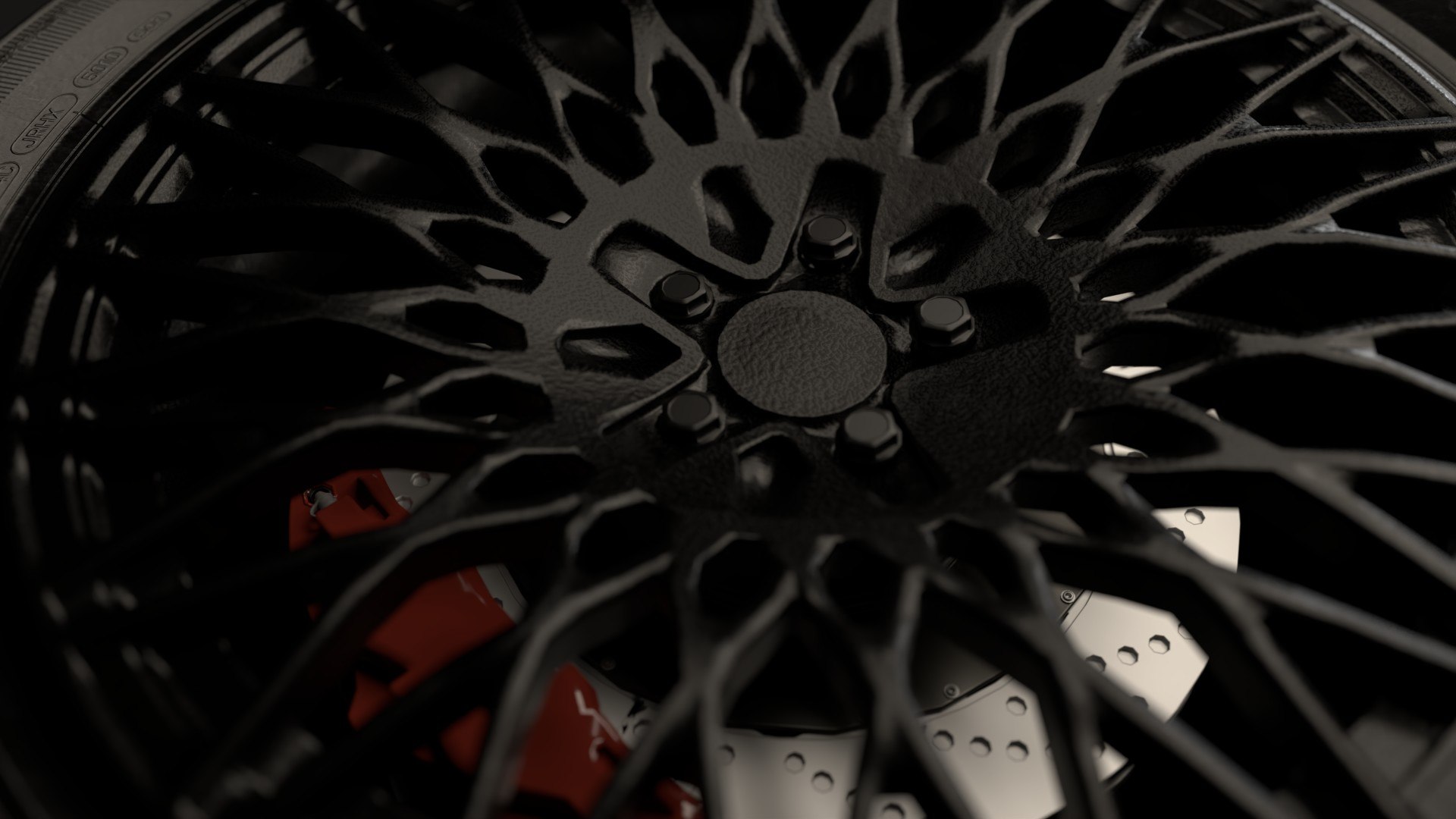3D Realistic RIM And Tire 03 Subdivision Ready 1K 2K 4K Low-poly 3D ...