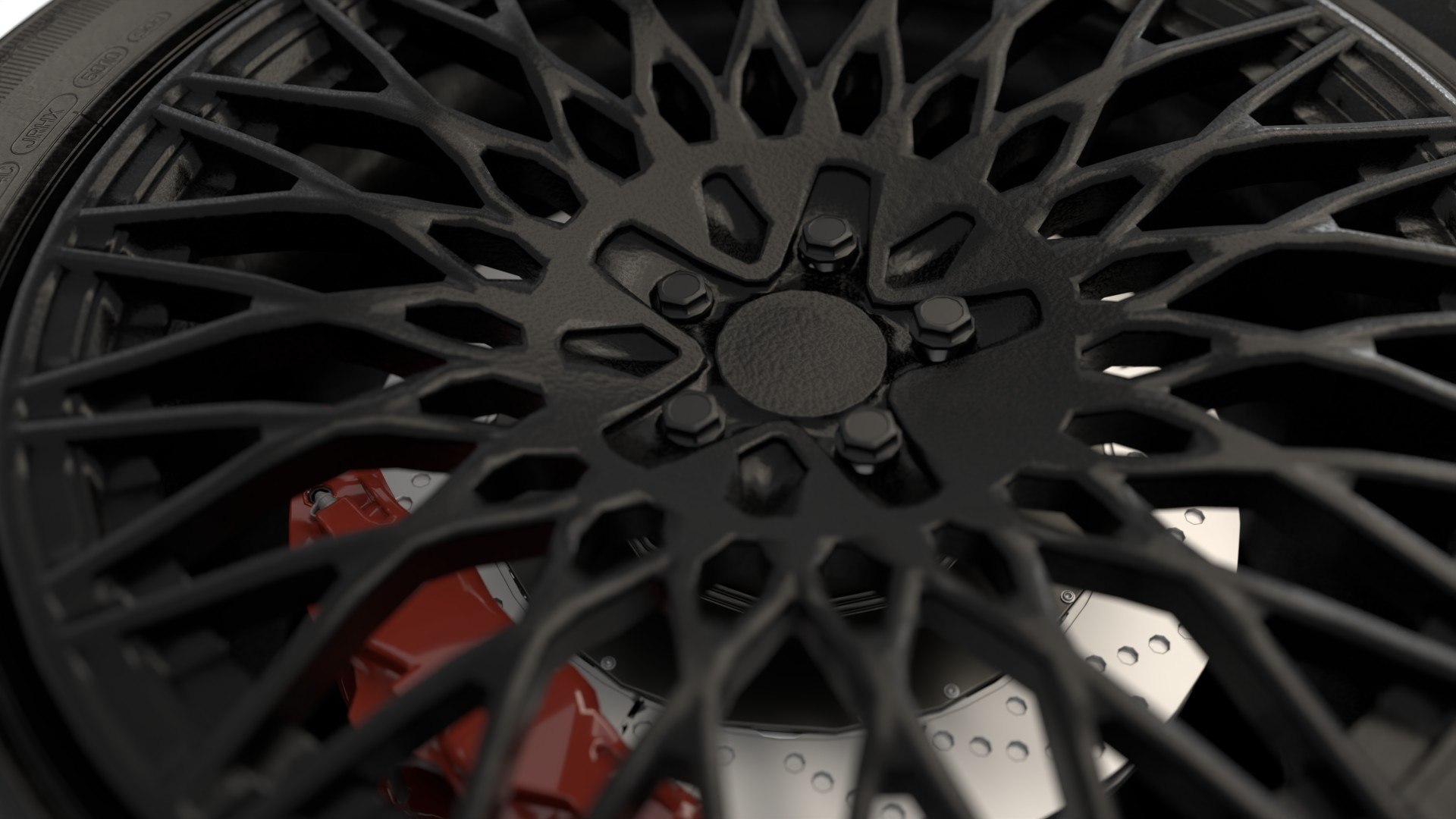 3D Realistic RIM And Tire 03 Subdivision Ready 1K 2K 4K Low-poly 3D ...