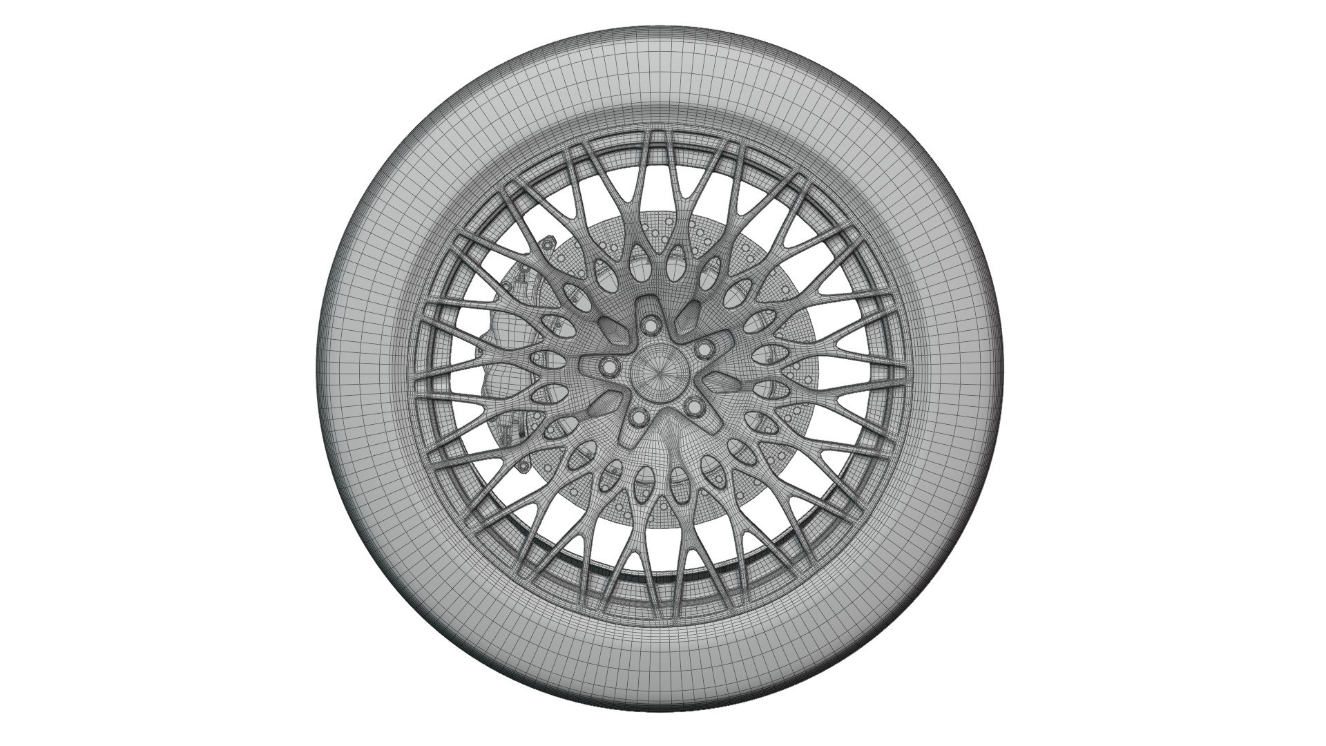 3D Realistic RIM And Tire 03 Subdivision Ready 1K 2K 4K Low-poly 3D ...
