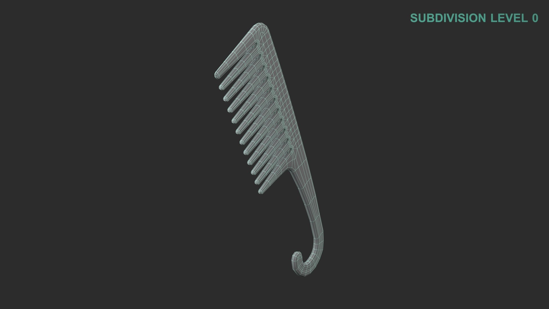 Comb 3D Model - TurboSquid 1997805