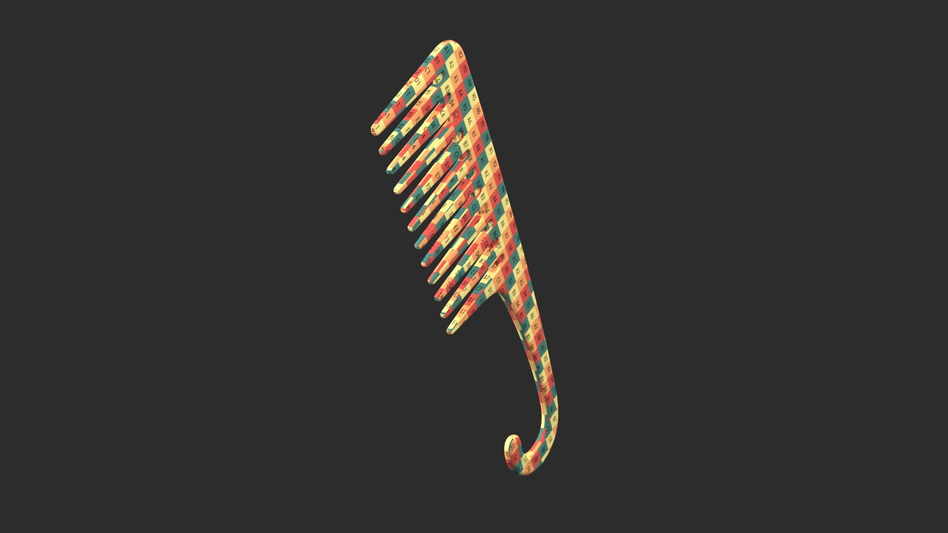 Comb 3D Model - TurboSquid 1997805