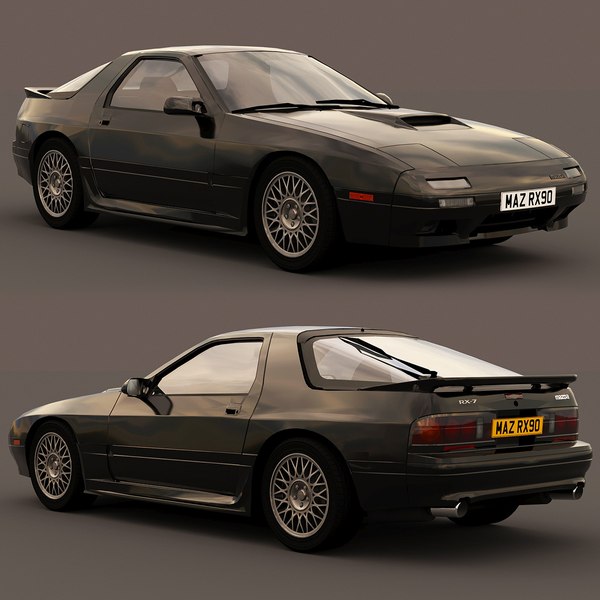 마즈다 rx7 1990 3D 모델 - TurboSquid 2157810