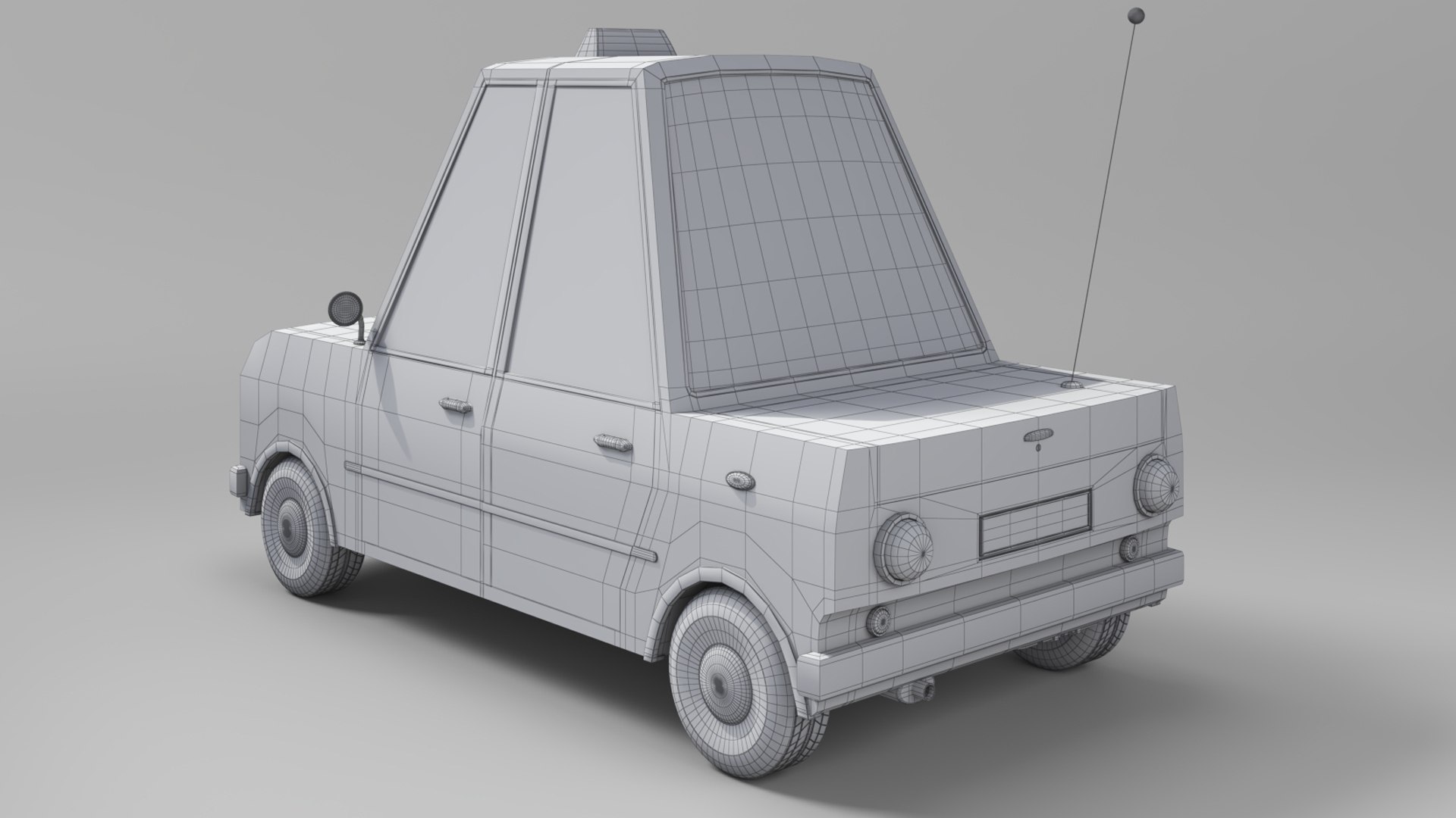 Fun and Stylish 3D Cartoon Taxi Car for Animated Projects 3D ...