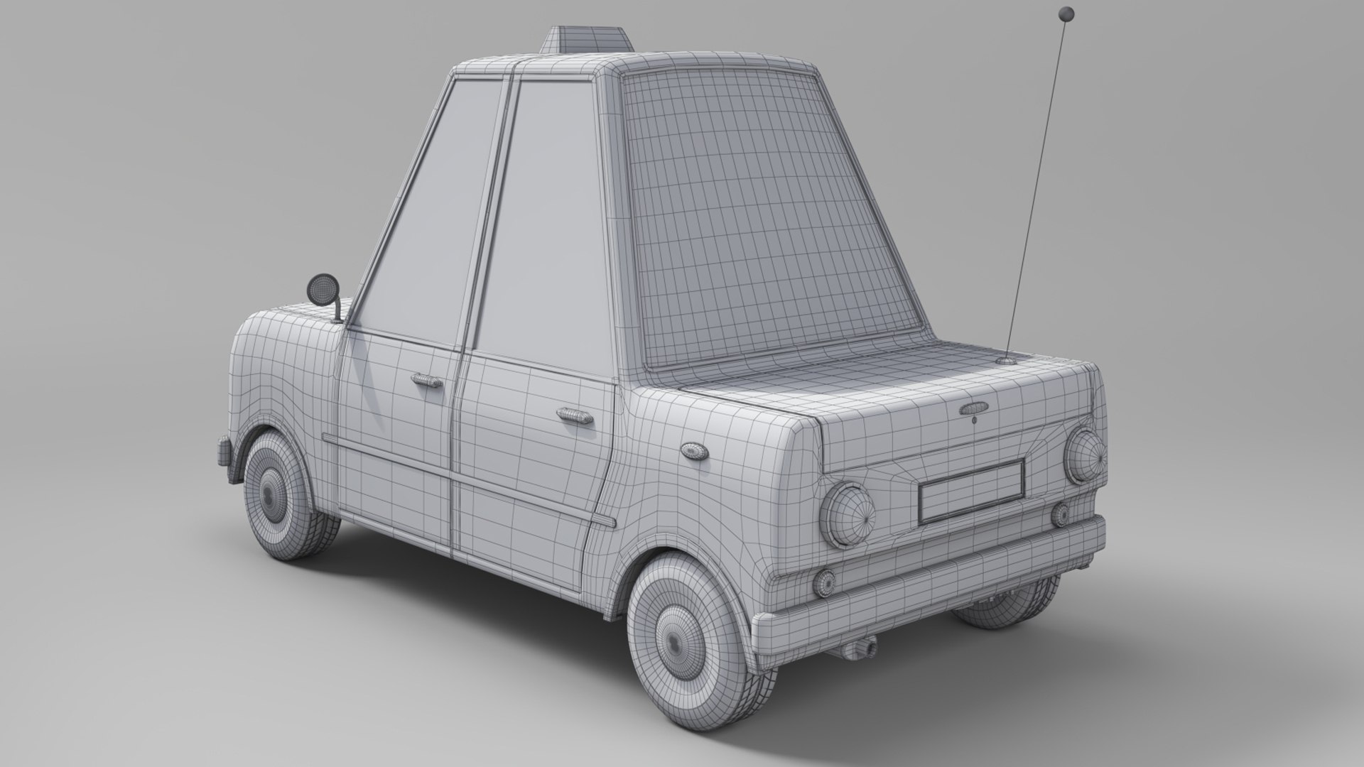 Fun and Stylish 3D Cartoon Taxi Car for Animated Projects 3D ...