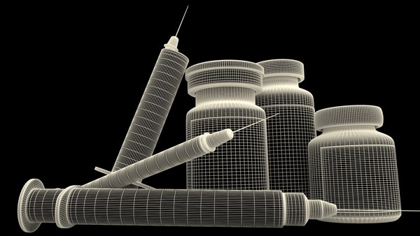 Vial syringe medicine 3D model - TurboSquid 1682150
