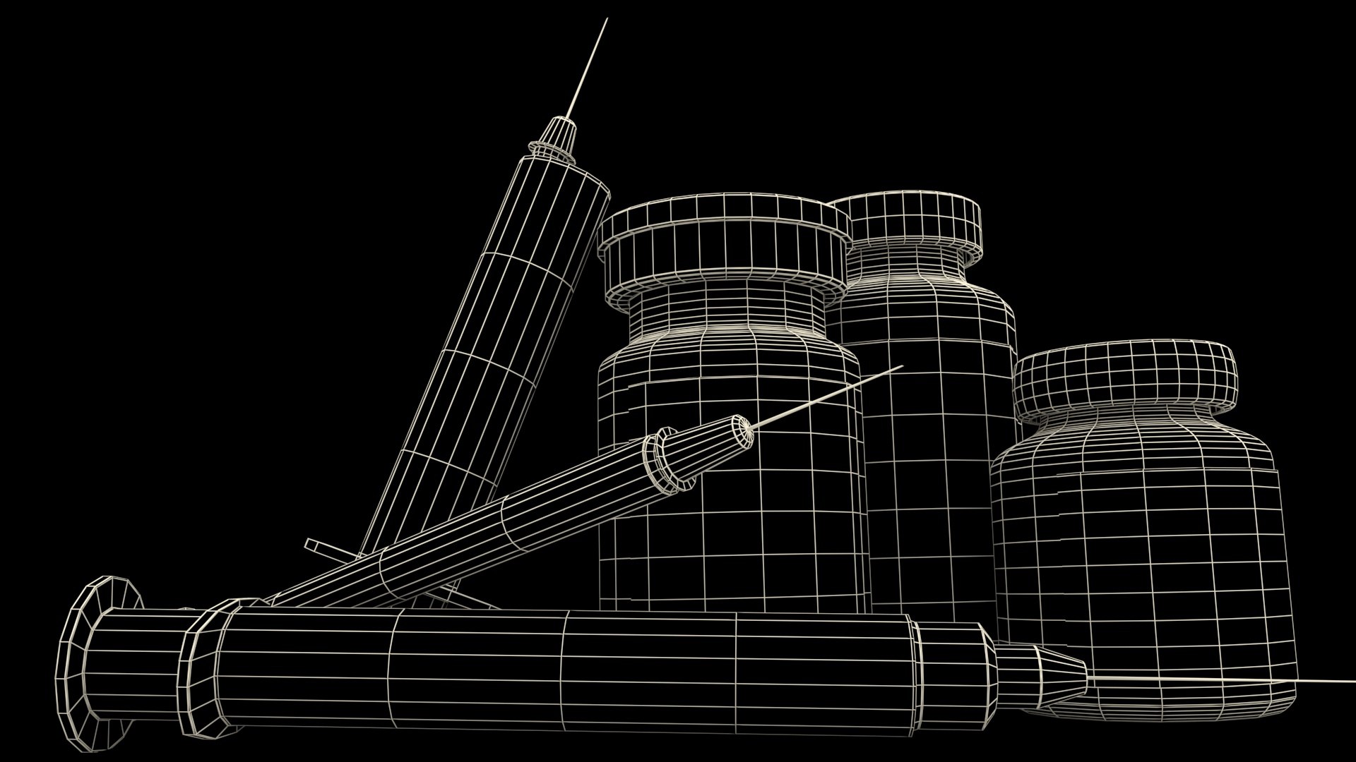 Vial syringe medicine 3D model - TurboSquid 1682150
