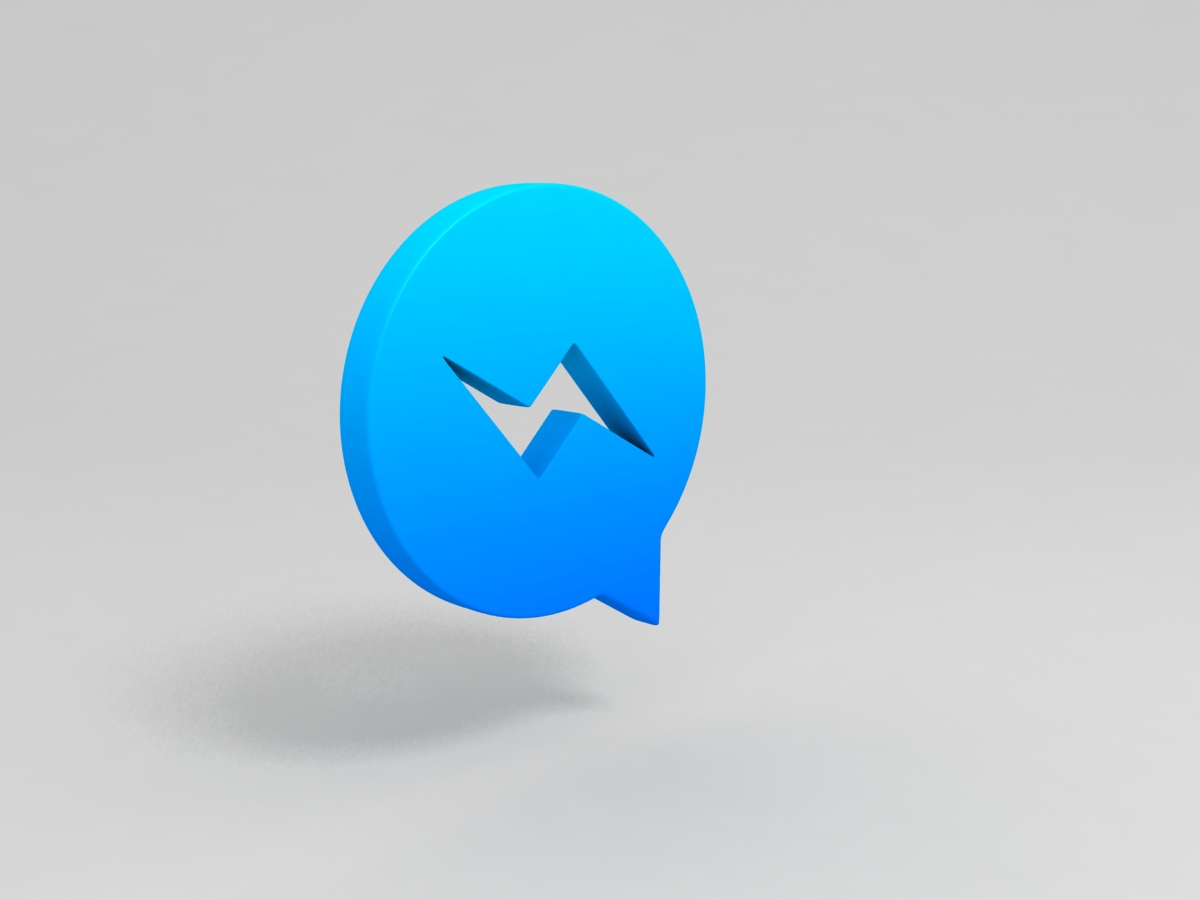 Messenger logo 3D model - TurboSquid 1239704
