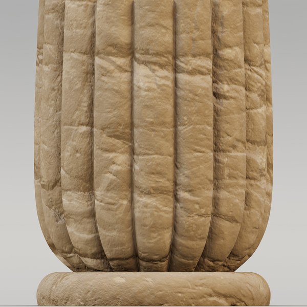 modelo 3d Columna lotiforme egipcia - TurboSquid 1506434