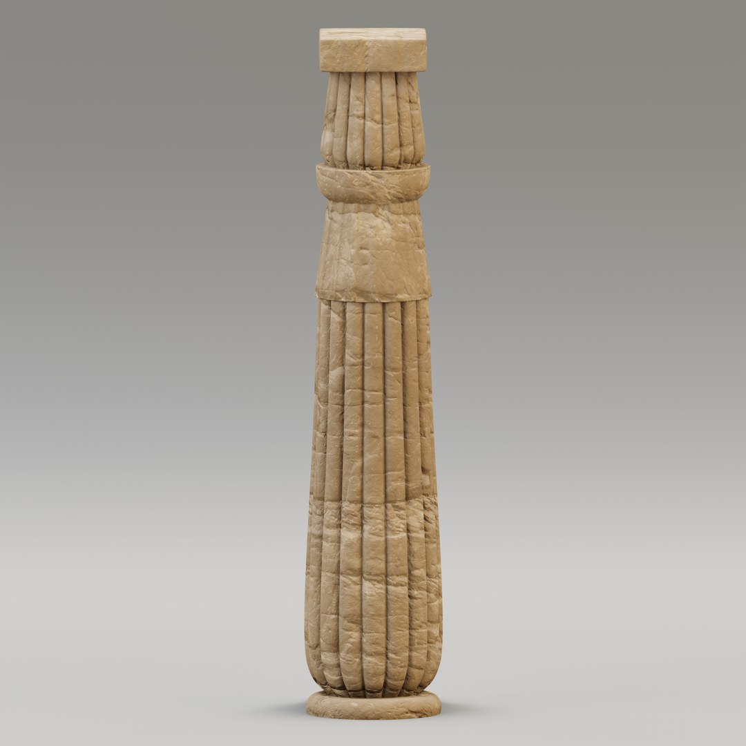 Egyptian Column 3D Model - TurboSquid 1506434