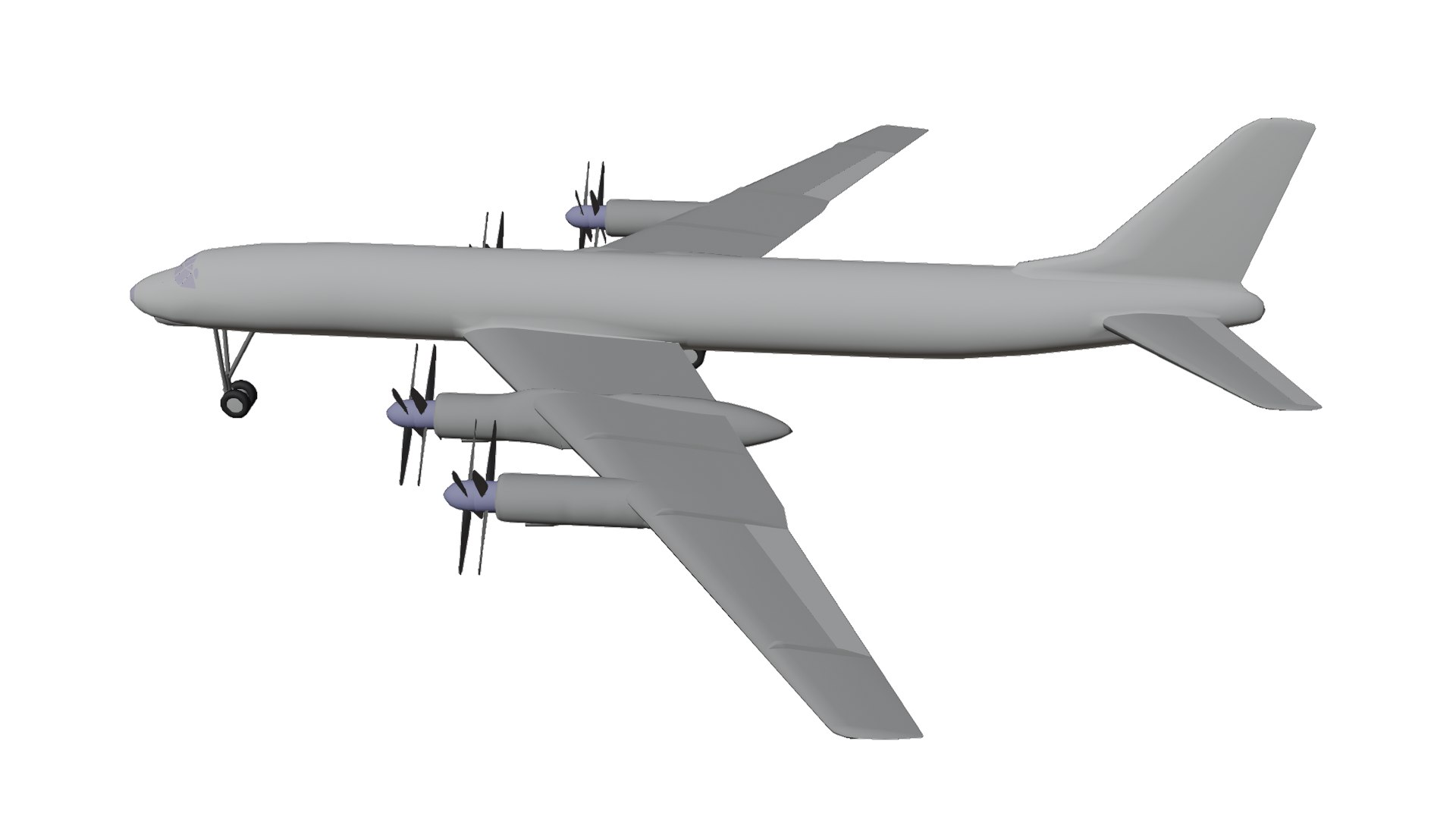 3D Tupolev Tu-114 - TurboSquid 2327456