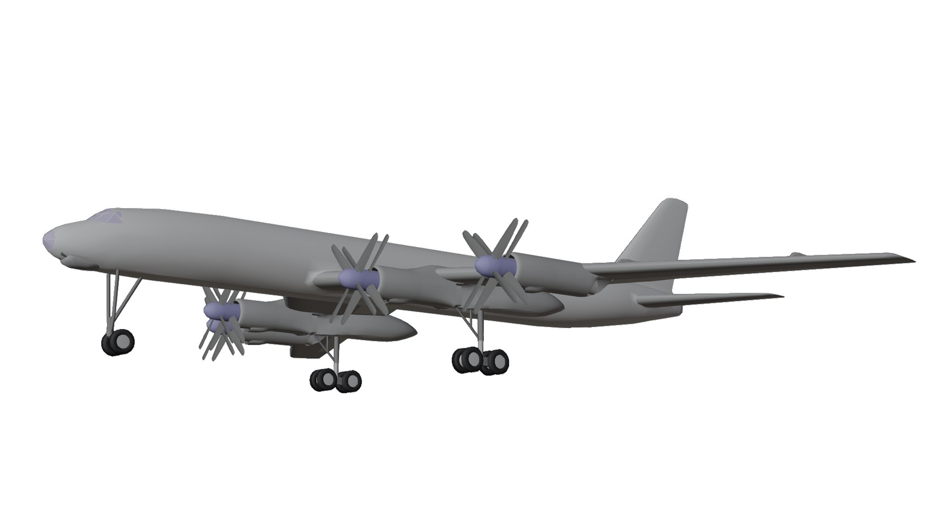 3D Tupolev Tu-114 - TurboSquid 2327456