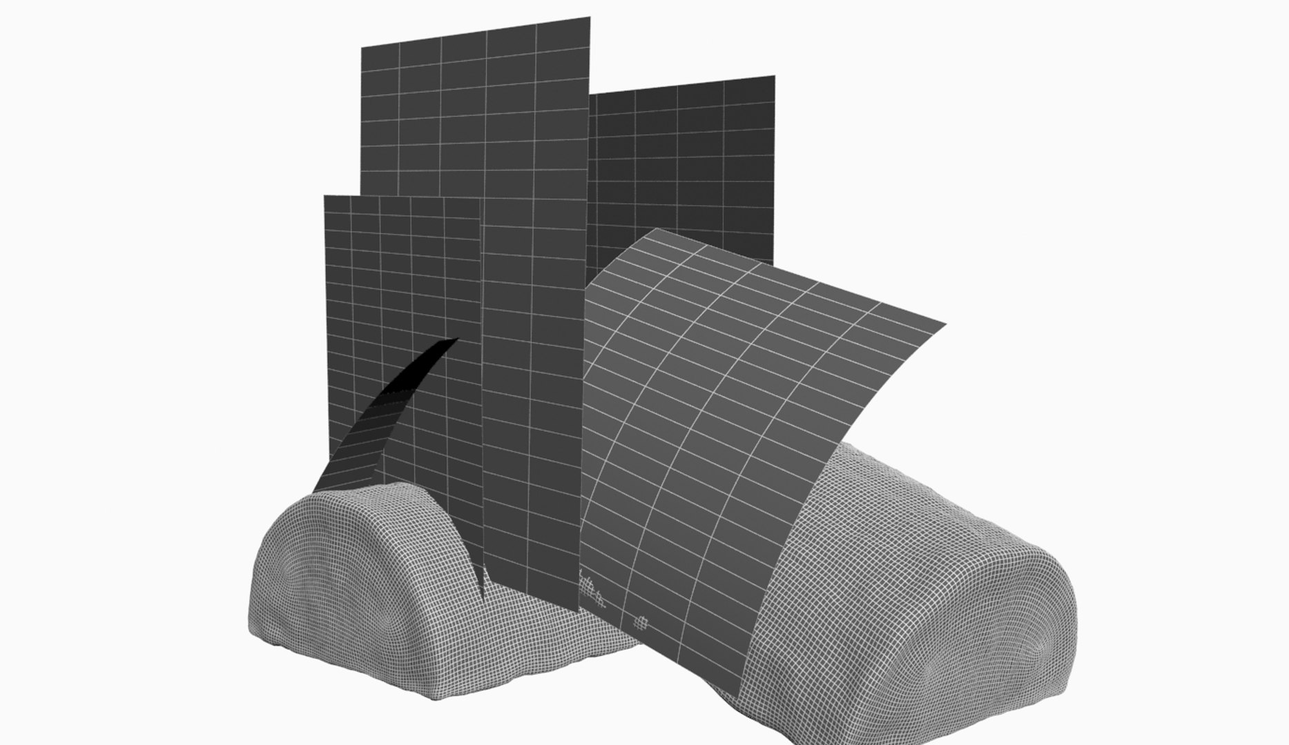 3D Fireplace 2 Burnt Wood Model - TurboSquid 1314835