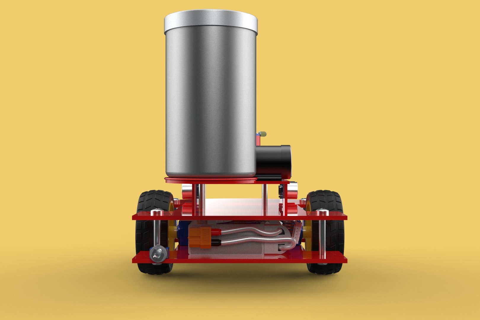 3D AUTONOMOUS FIRE FIGHTING ROBOT VEHICLE EXTINGUISHER SPRAYER UGV ...