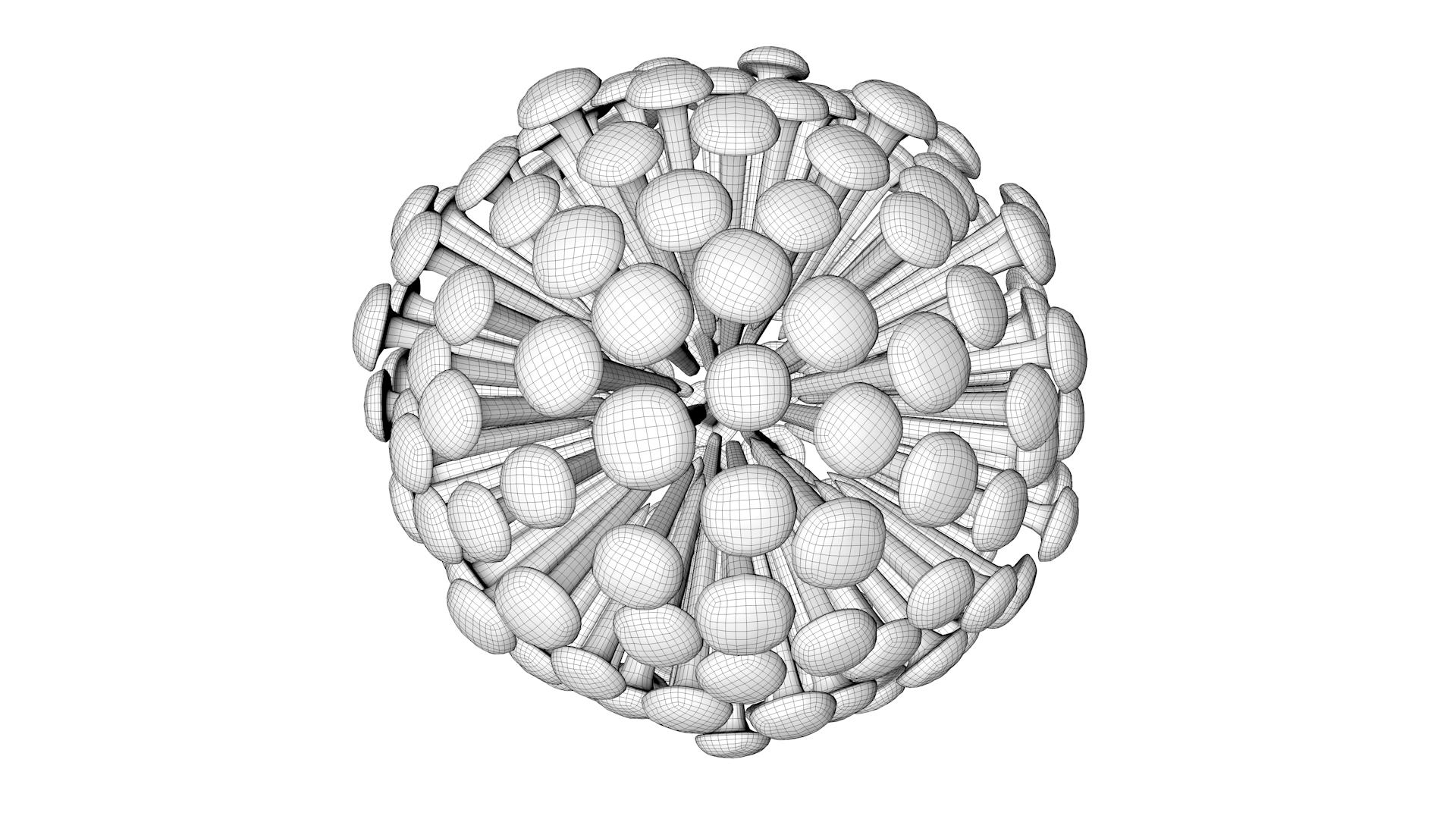 nails sphere c4d
