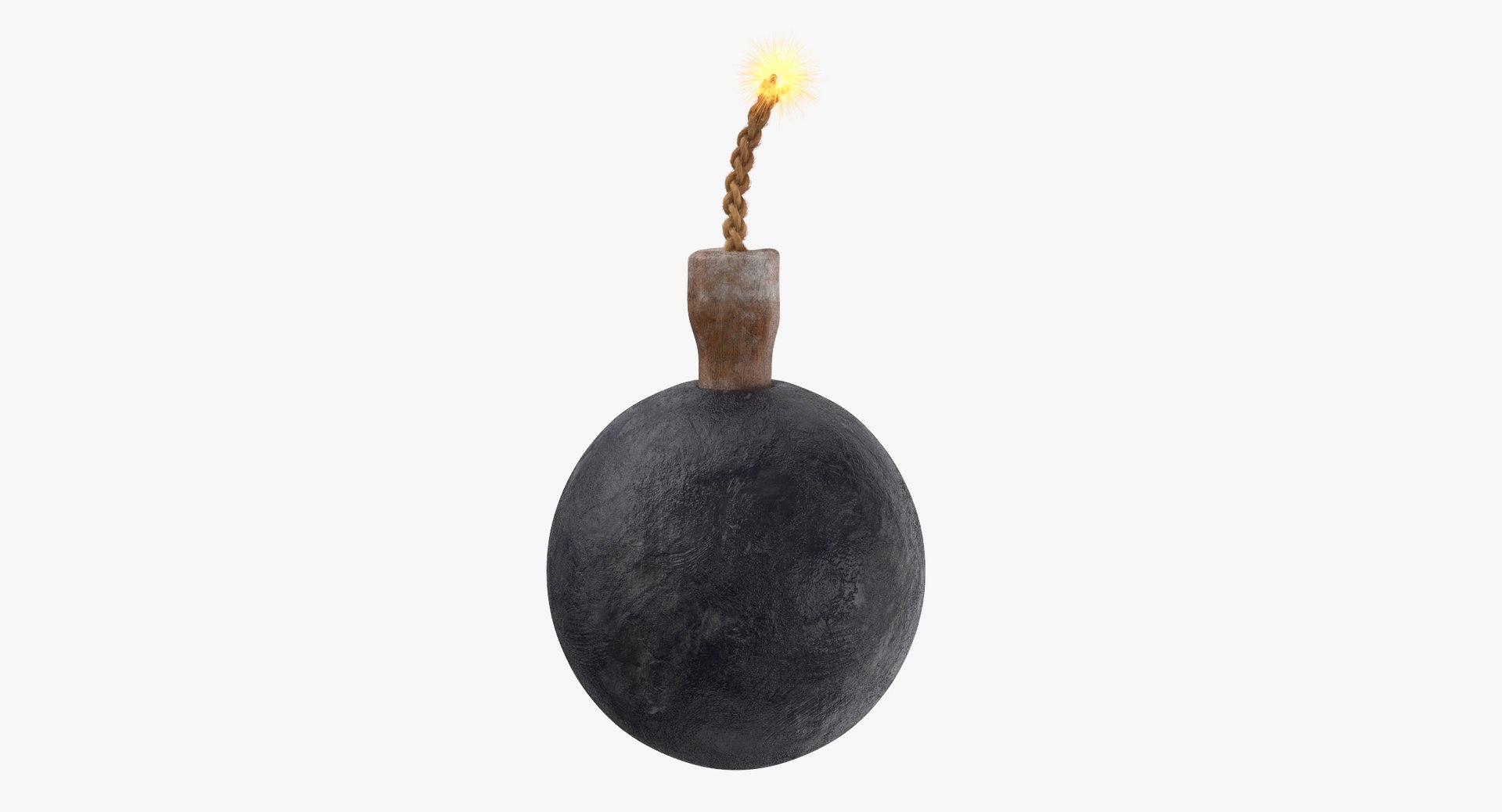Bomb Lit 02 3D Model - TurboSquid 1182452