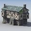 Old Medieval Tavern 3d Model