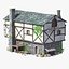 Old Medieval Tavern 3d Model
