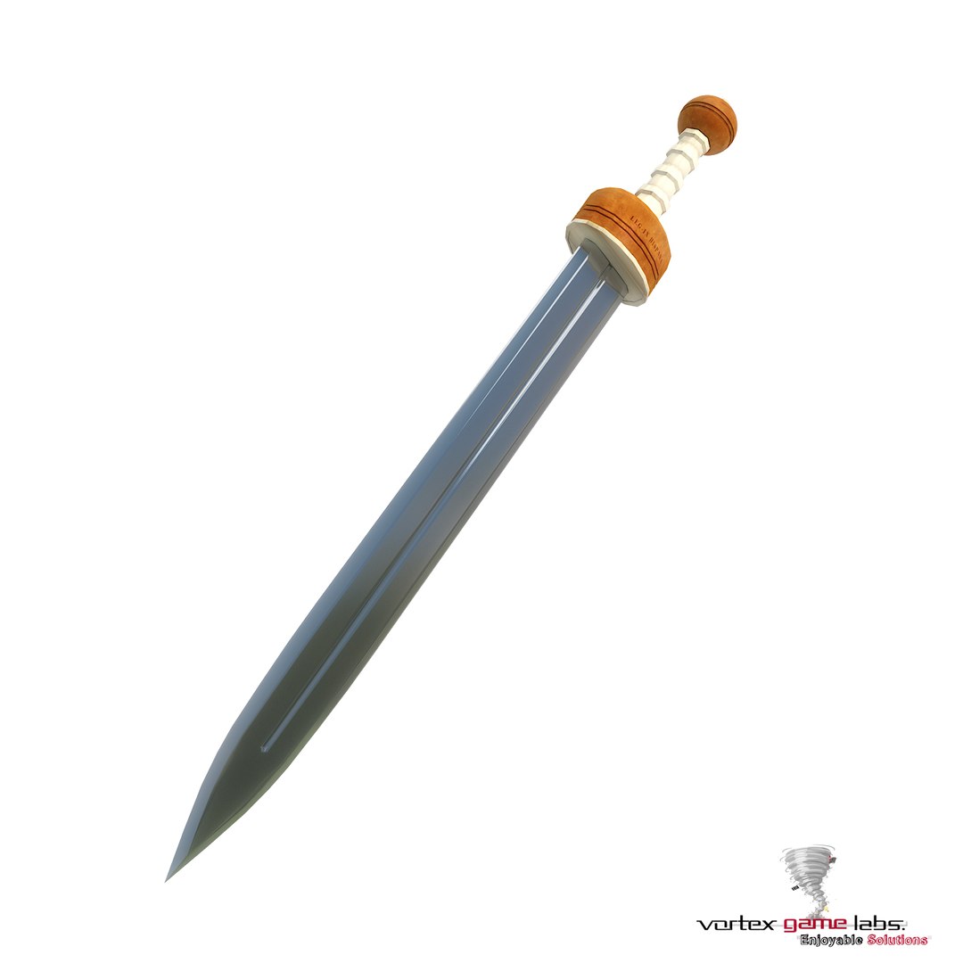 3d roman gladius