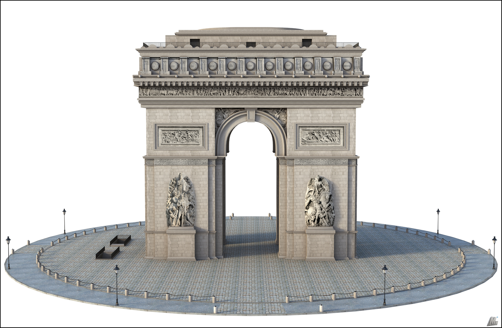 3D model london european famous landmarks - TurboSquid 1314261
