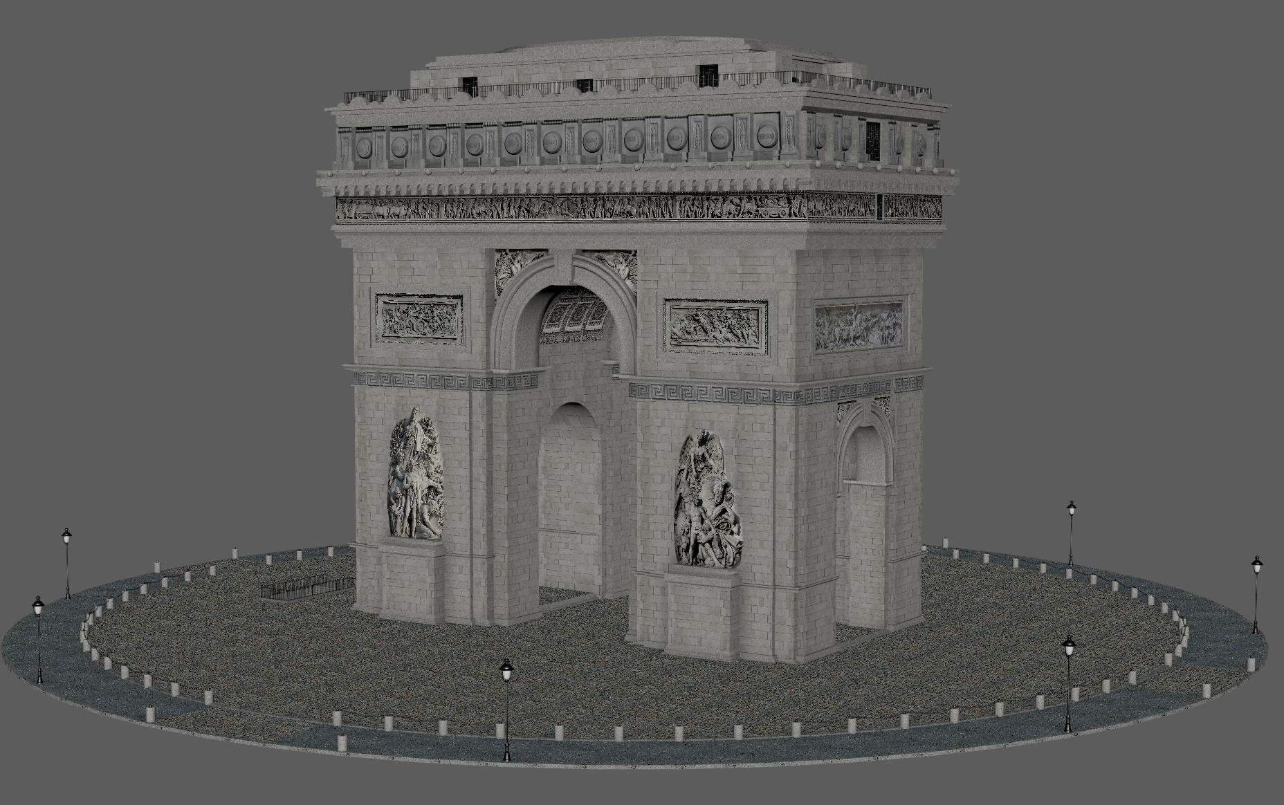 3D model london european famous landmarks - TurboSquid 1314261