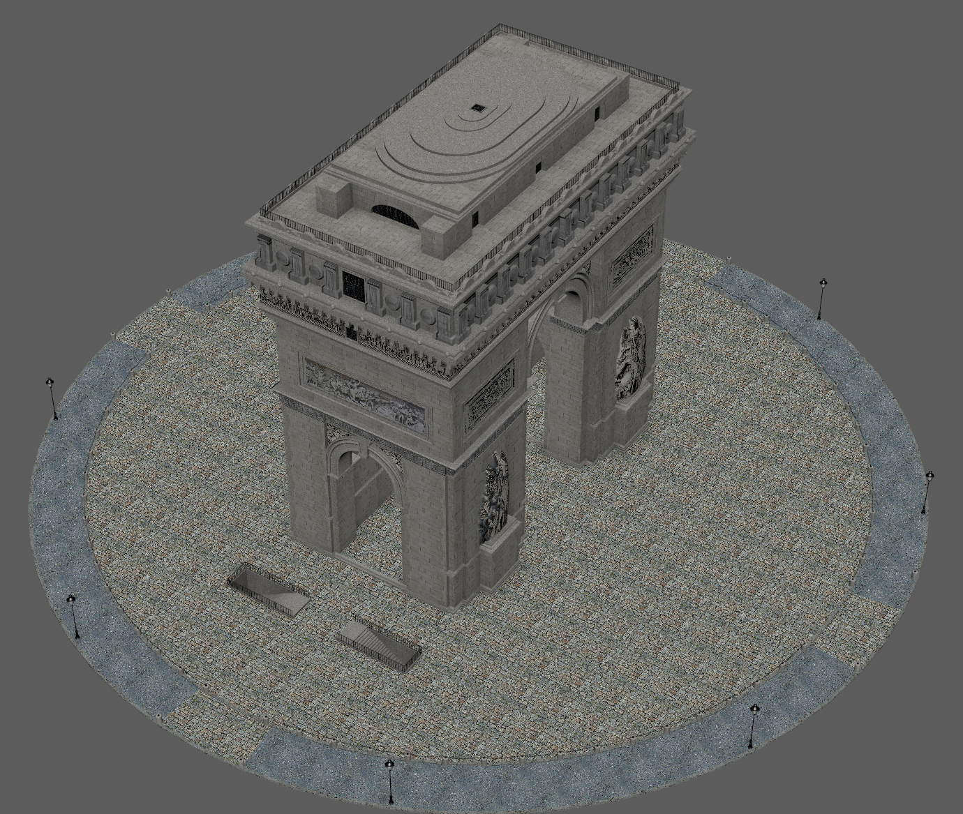 3D model london european famous landmarks - TurboSquid 1314261