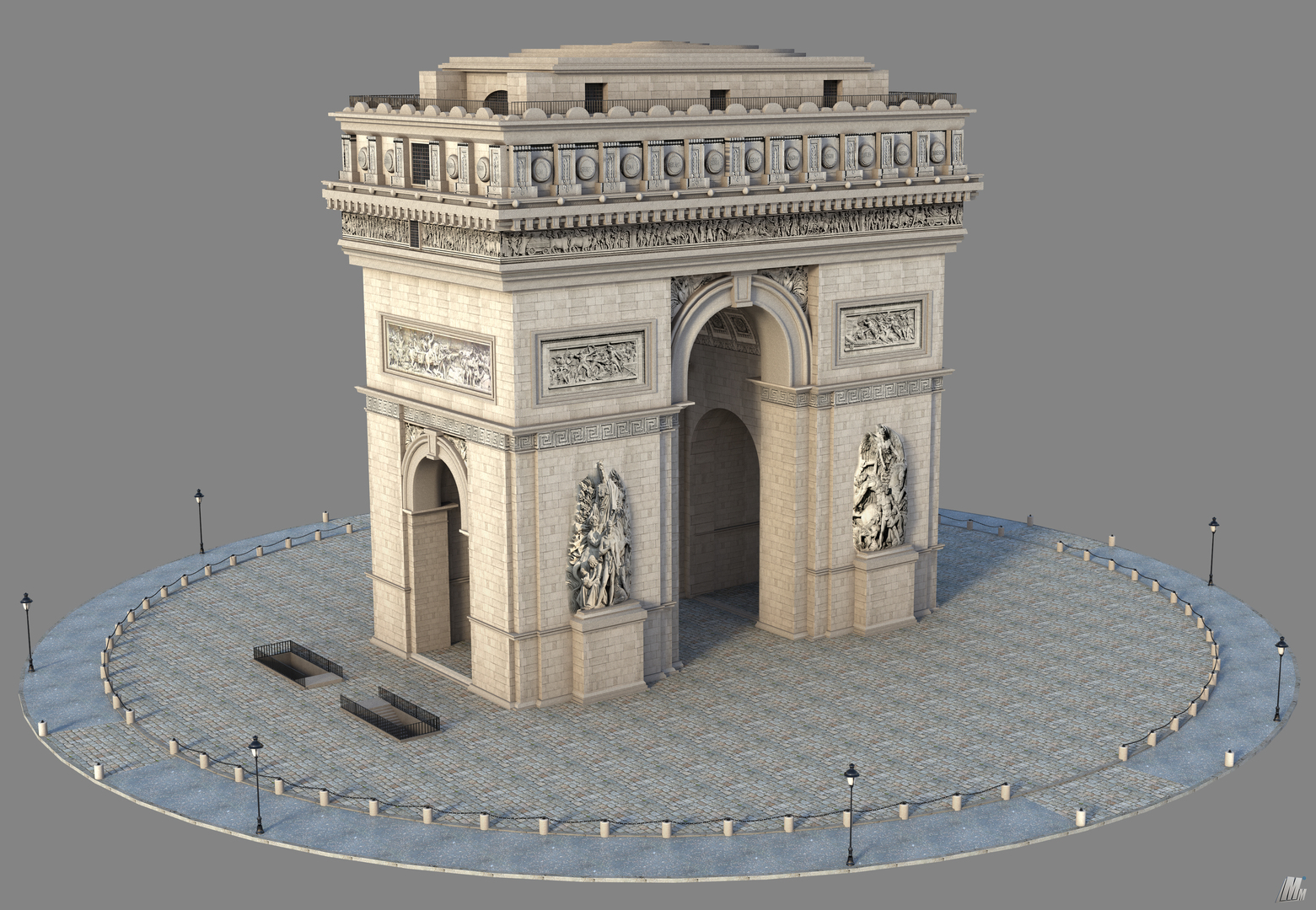 3D model london european famous landmarks - TurboSquid 1314261