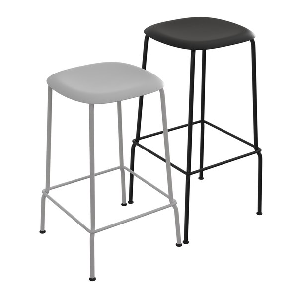 3D Soft Edge Bar Stool P30 - TurboSquid 1946486