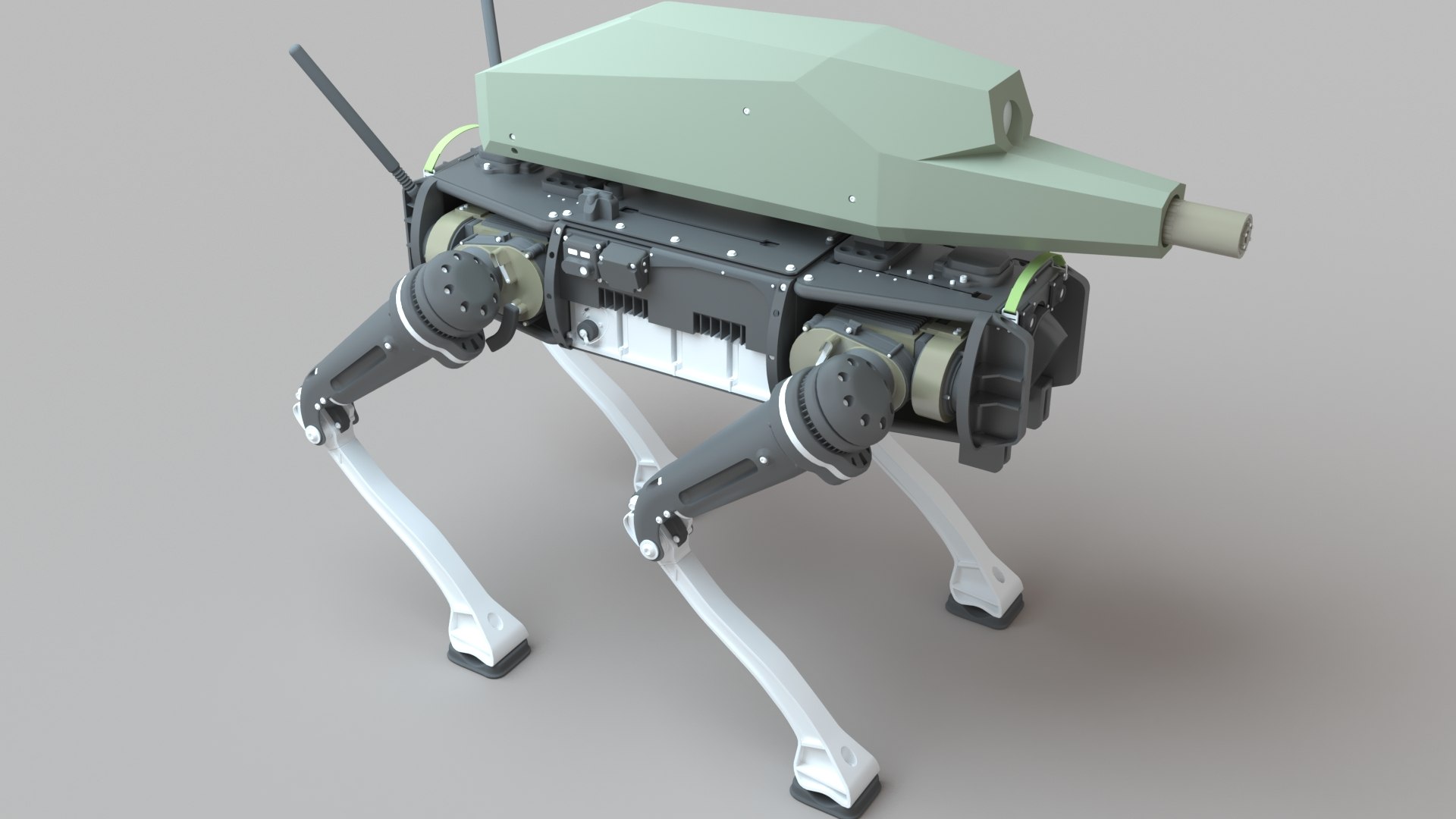3D Military Combat Robot SPUR - TurboSquid 1804112